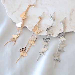 Butterfly Earrings - Etsy