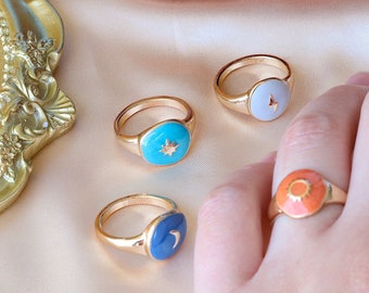 Gold Chunky Star Ring - Etsy