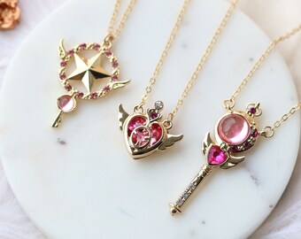 Gold Necklace Anime - Etsy