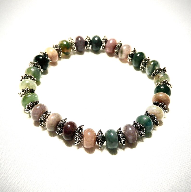 Multi-colored Beaded Bracelet - Etsy