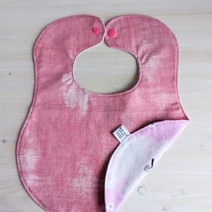 Baby Bib, Reversible Bibs, Baby Girl Bib, Nursery Essentials, Baby ...