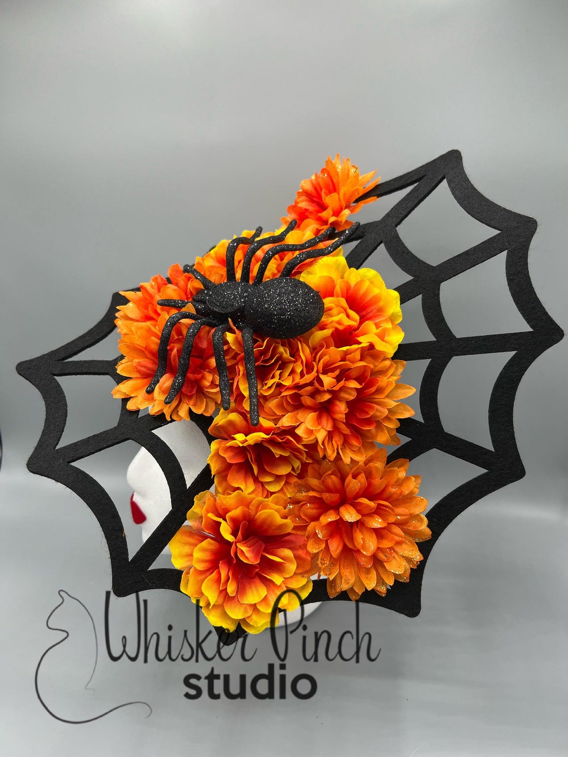Halloween Spider Web Fascinator / Halloween Headband / Spider Web ...