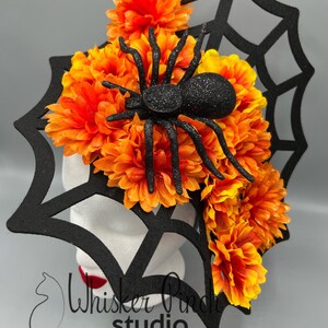Halloween Spider Web Fascinator / Halloween Headband / Spider Web ...