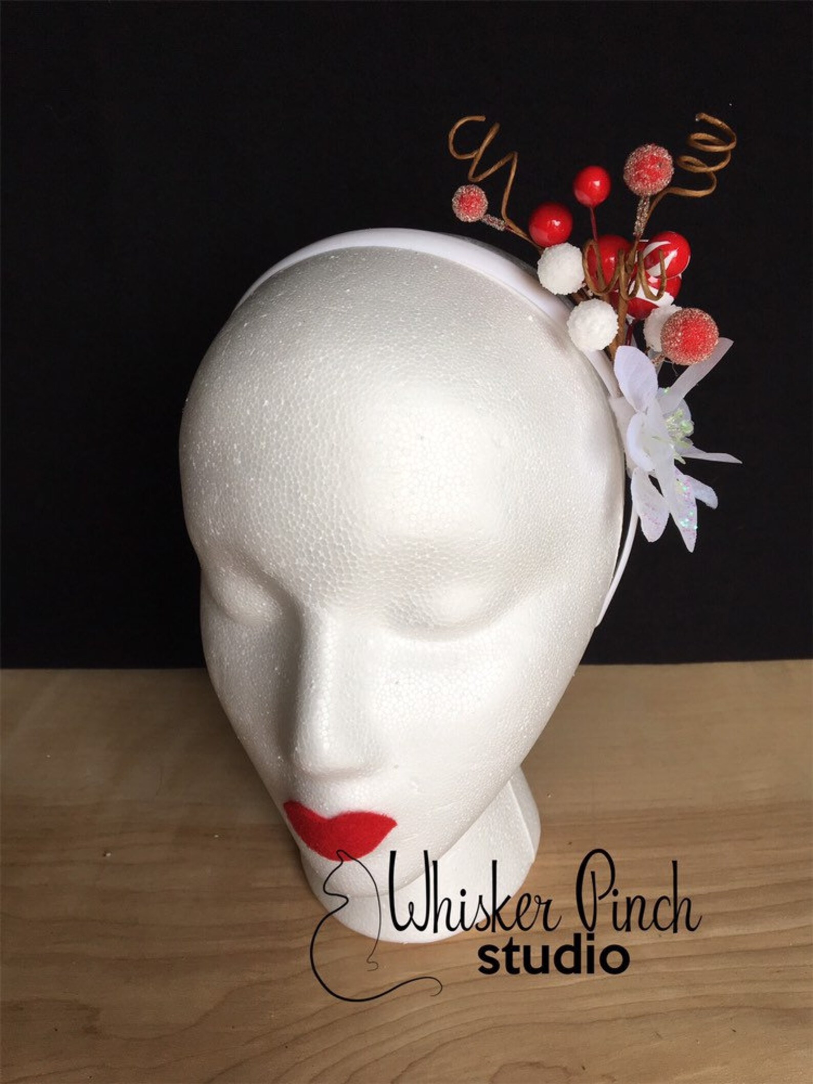 Christmas Fascinator / Christmas Headband / Holiday Headband / Holiday ...