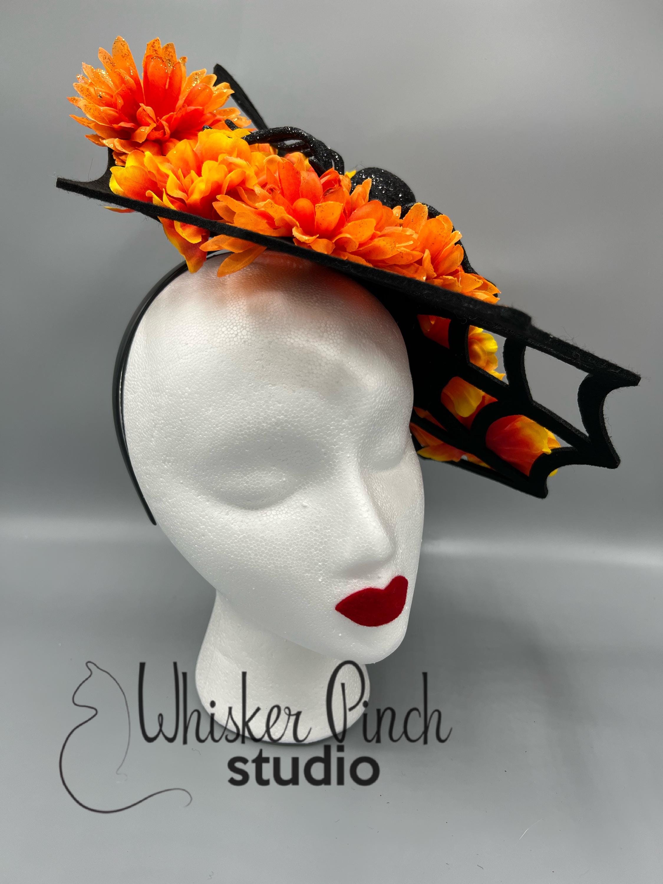 Halloween Spider Web Fascinator / Halloween Headband / Spider Web ...