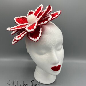 Christmas Fascinator / Red Poinsettia Headband / Holiday Headband / Red ...