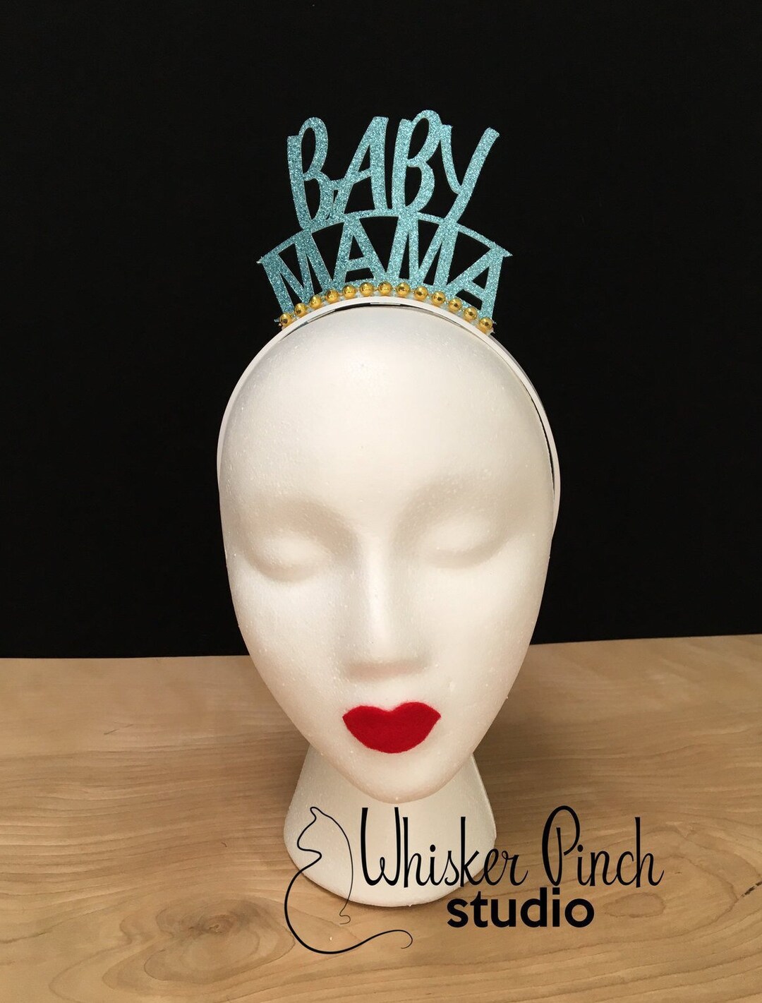 Baby Mama Fascinator / Baby Mama Headband / Baby Shower Headband / Mama ...