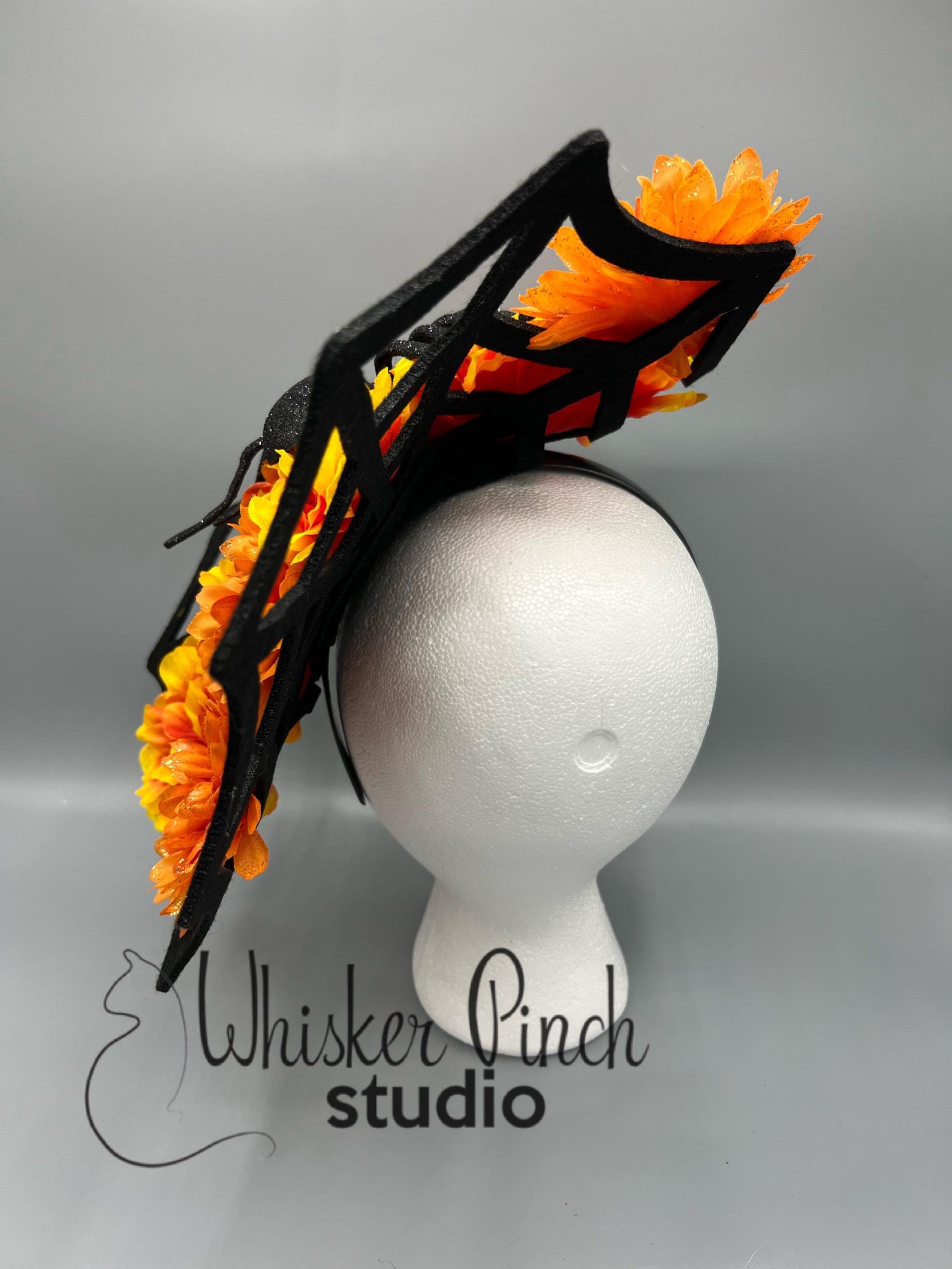 Halloween Spider Web Fascinator / Halloween Headband / Spider Web ...