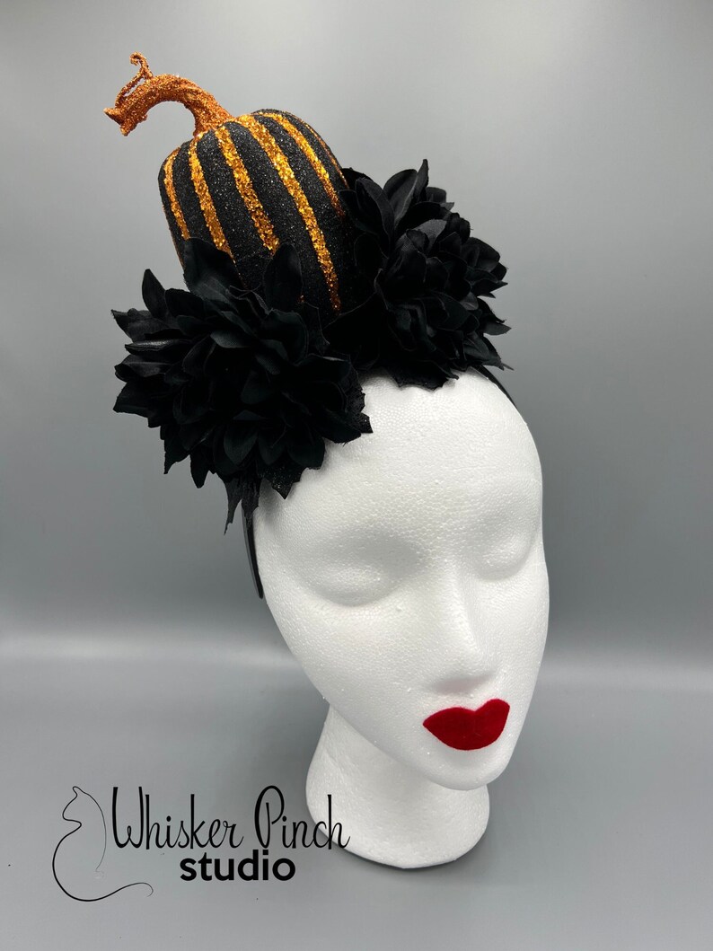 Halloween Fascinator / Halloween Headband / Pumpkin Headband ...