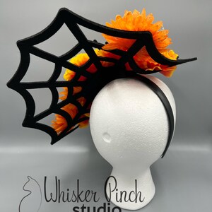 Halloween Spider Web Fascinator / Halloween Headband / Spider Web ...