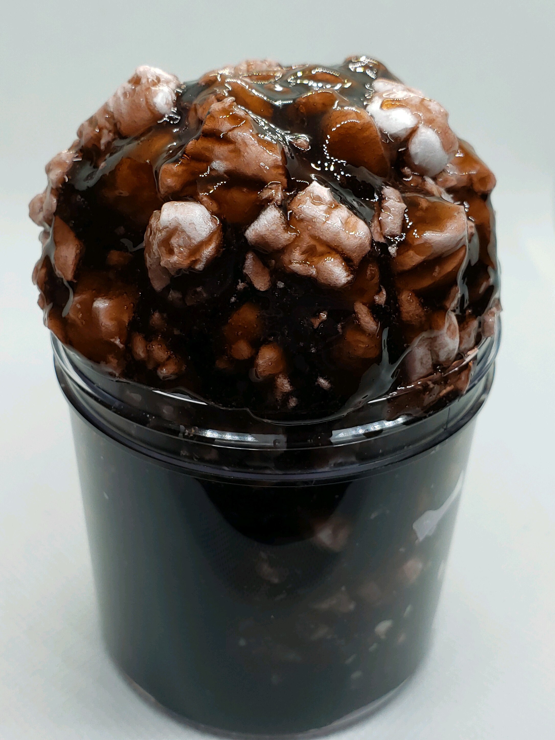 Caramel Popcorn Slime Chunky Crunchy Brown Slime Soft | Etsy