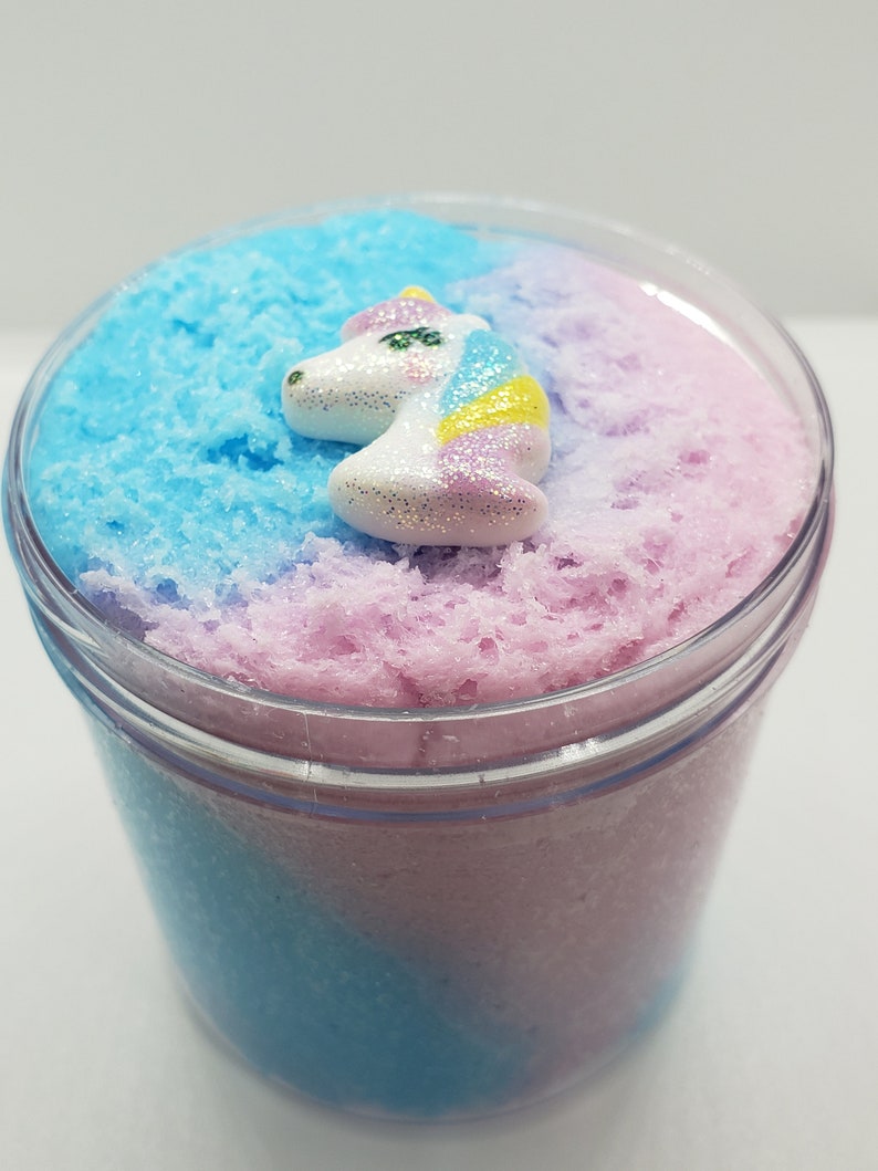 Unicorn Cloud Slime fluffy Unicorn Cloud Slime Fluff Charm | Etsy