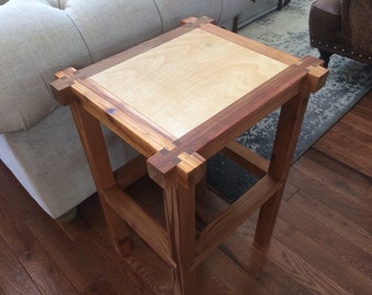 Cedar end table | Etsy