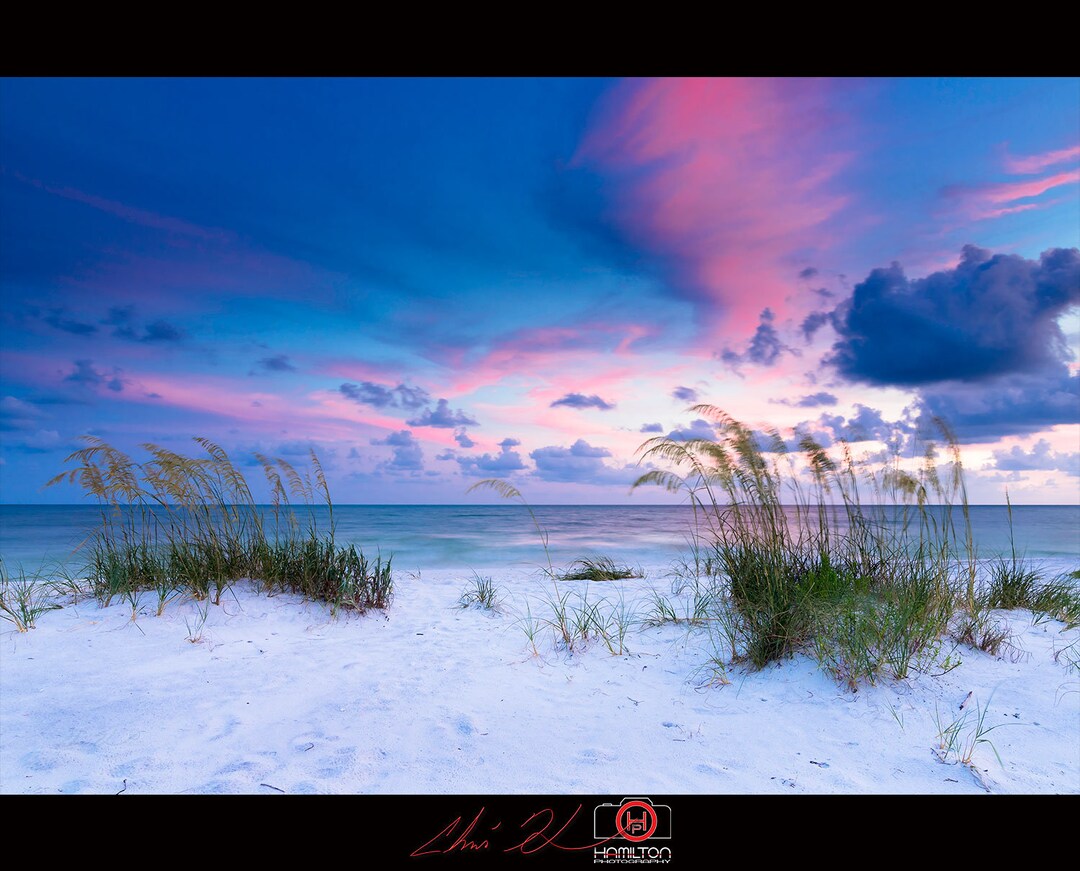 Beach Sunset Sea Oats, Color, Landscape, Download, Fine Art ...