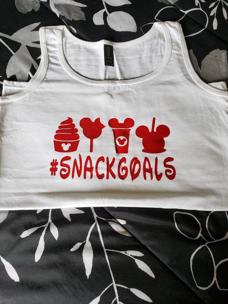 Snack Goals Disney Shirt Snack goals tshirt Disney Shirts | Etsy