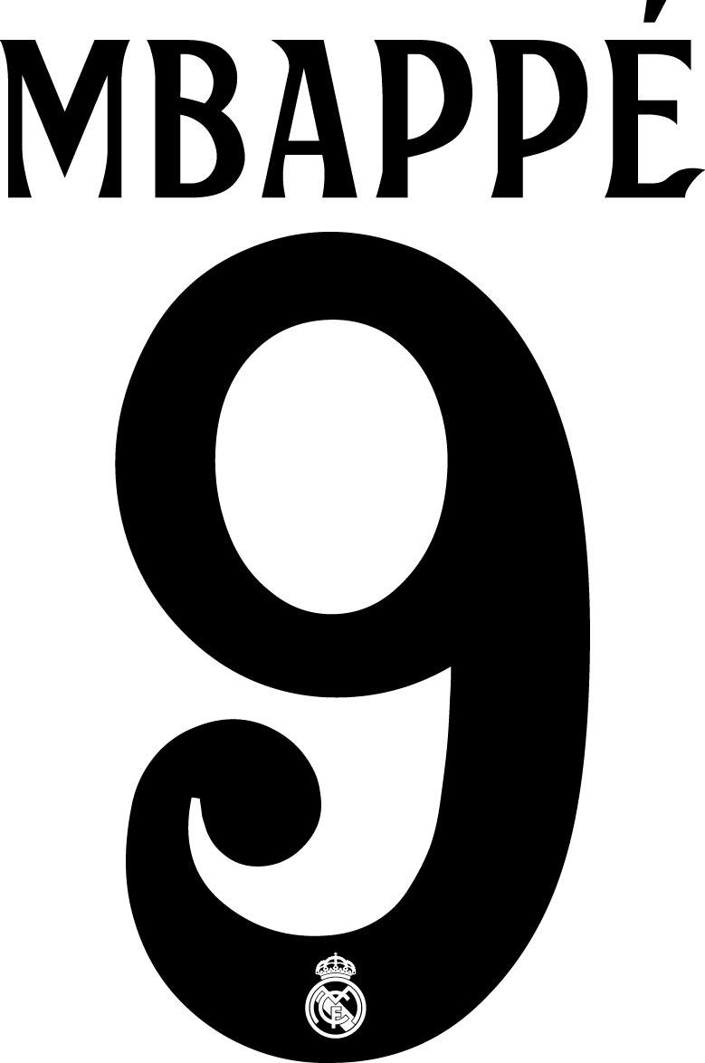 Mbappe Real Madrid Home 24-25 Digital Name Set - Etsy