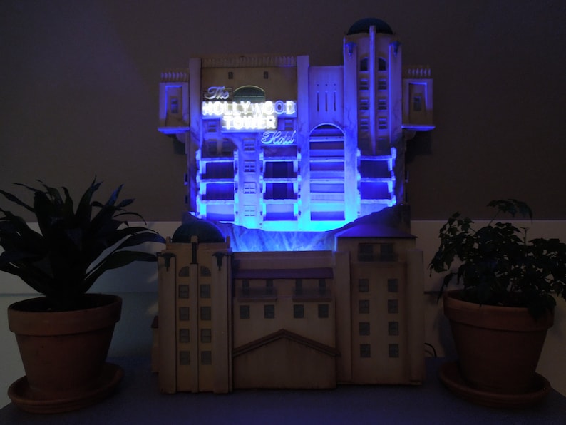 Tower of Terror Disneyland Scale Model - Etsy