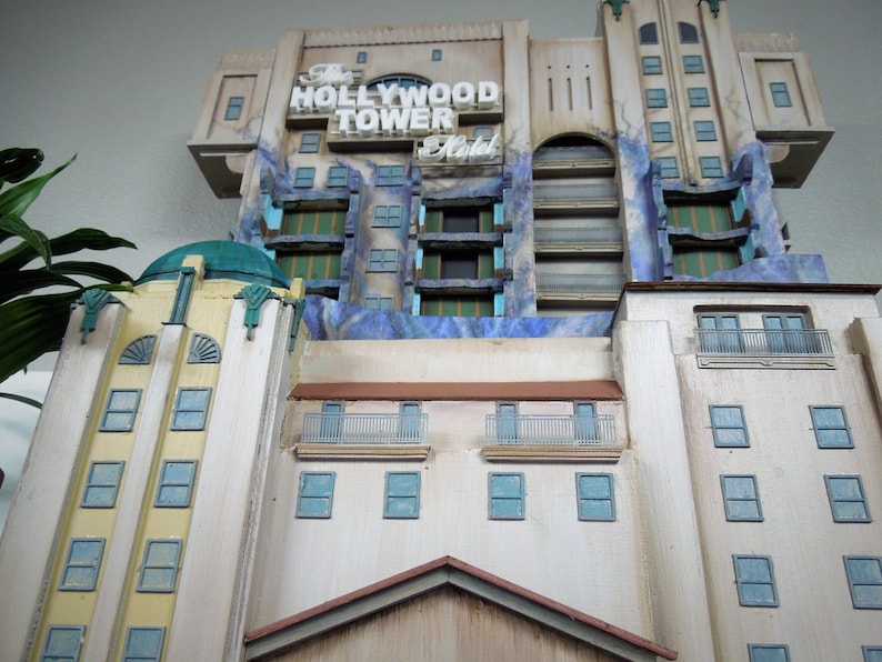 Tower of Terror Disneyland Scale Model - Etsy