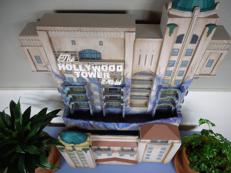 Tower of Terror Disneyland Scale Model - Etsy