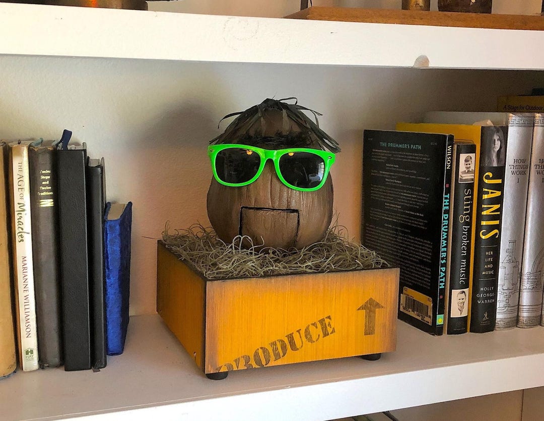 Singing Coconut Tiki Bar Accessory: Animated Hukilau Song - Etsy