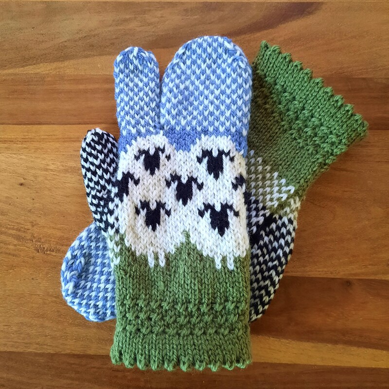 Hand Holding Mitten - Etsy