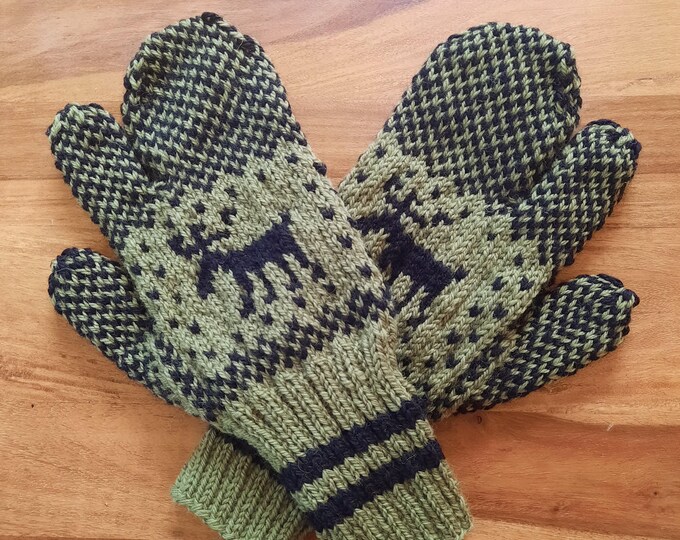 Traditional Newfoundland Trigger Finger Mittens/gloves - Etsy Canada
