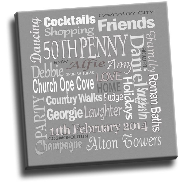 Canvas Word Art - Etsy UK