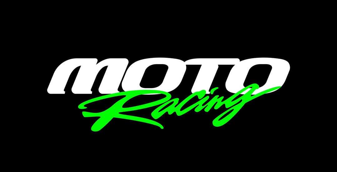 Moto Racing Font Vector Lettering Sportscar Fonts for Champions High ...