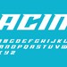 Racing Font Vector Aggressive Sportscar Fonts for Champions High ...
