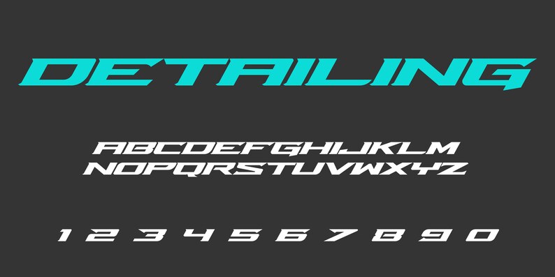 Detailing Auto Lettering Vector Graphic Apparel Clothing Prints Eps Ai ...