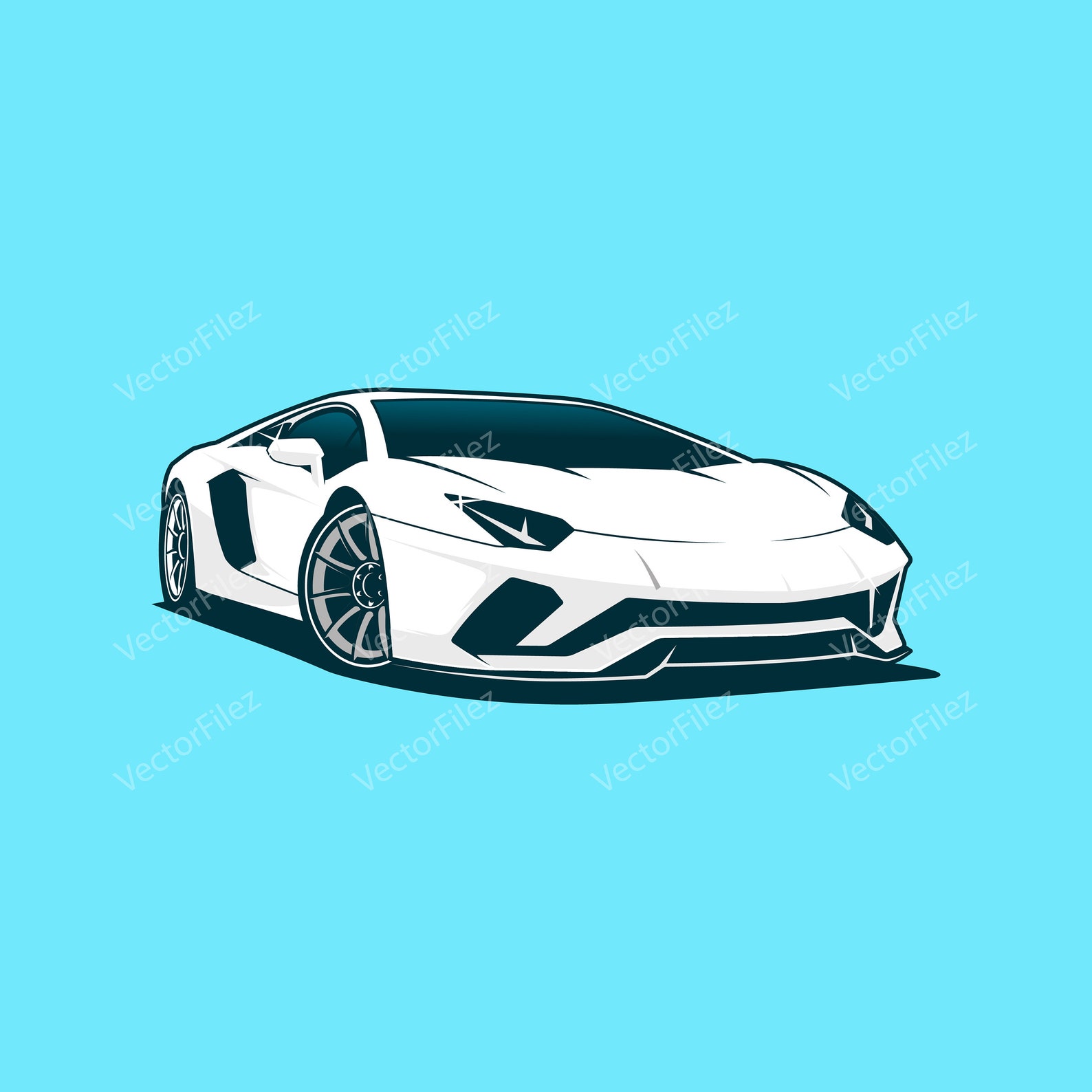 Lamborghini Aventador Vector Pink Luxury Sportscar PNG EPS - Etsy