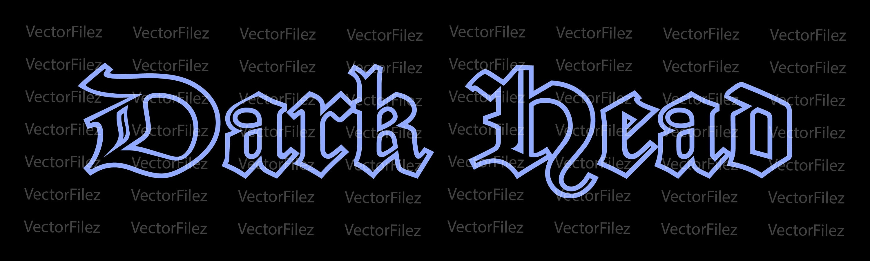 Dark Head Lettering Vector PNG SVG Biker Custom Font Text T Shirt ...