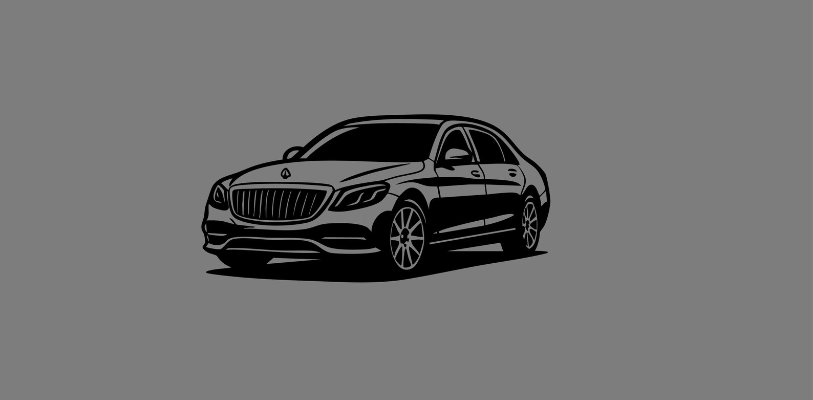 Maybach Vector Graphic Design | Luxury Car Clipart AI EPS PNG ...