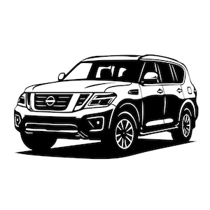 Nissan Patrol Vector Graphic | Off-road SUV, 4x4 (PNG, EPS) - Etsy