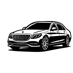 Maybach Vector Graphic Design | Luxury Car Clipart AI EPS PNG ...