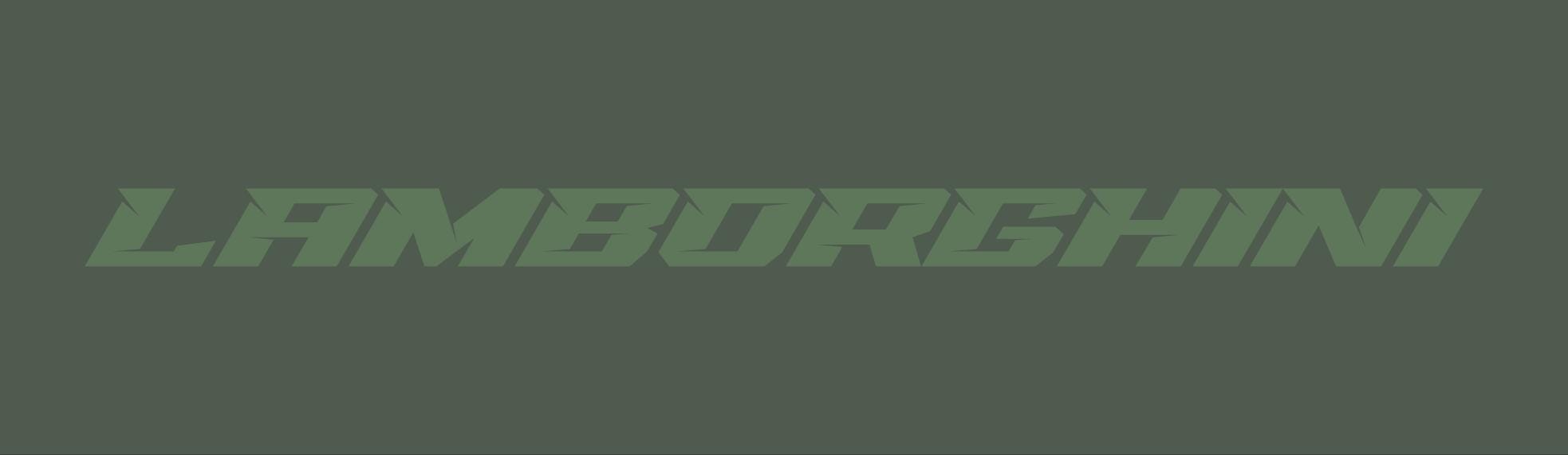 Lamborghini Font Vector: Aggressive Sportscar Alphabet (digital ...