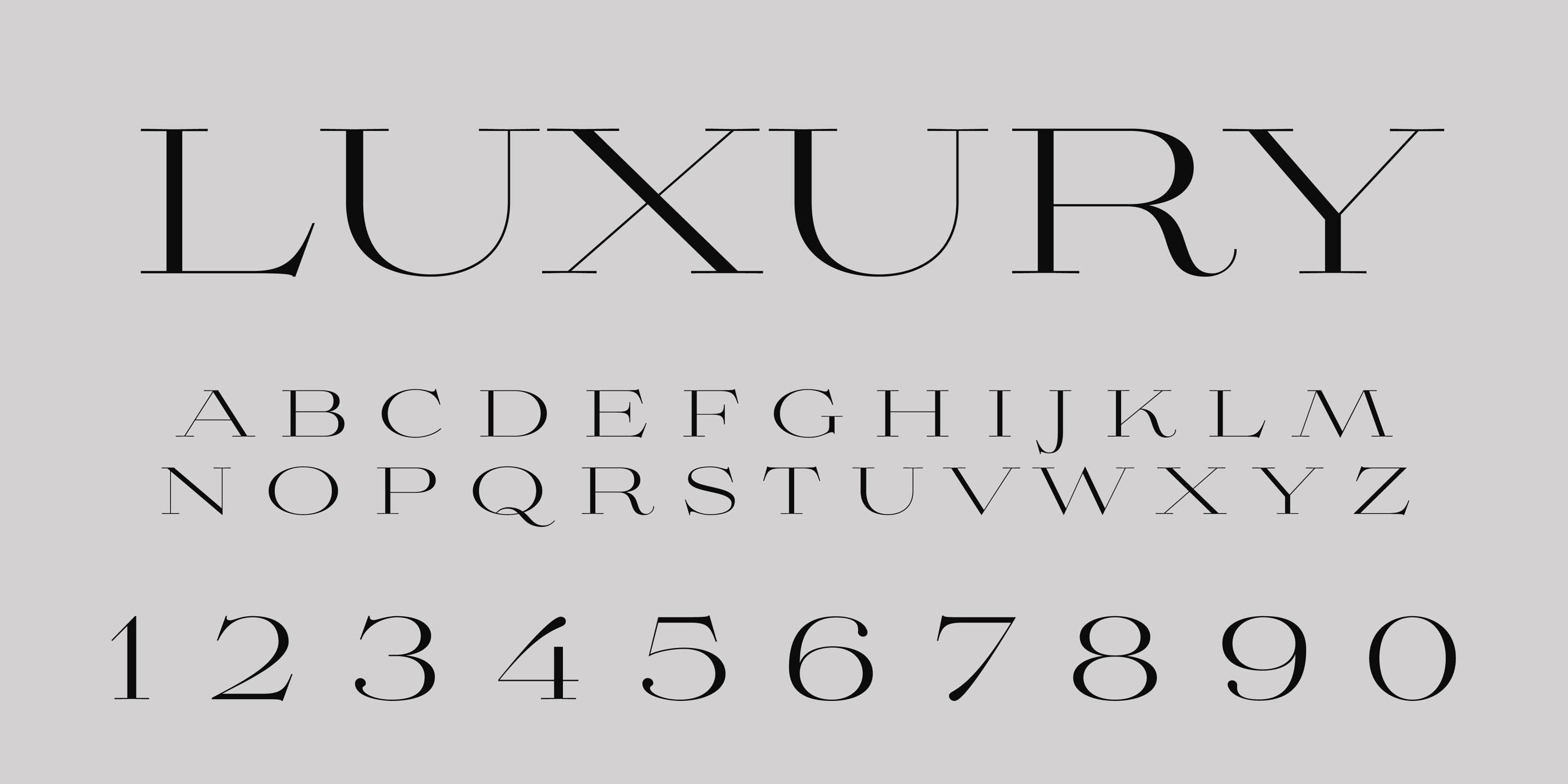 Luxury Font Vector Elegant Fonts for Fashion Packaging Design. High ...