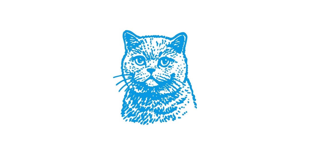 British Shorthair Cat Vector: Kitty Clipart for T-shirts (AI, EPS, PNG ...