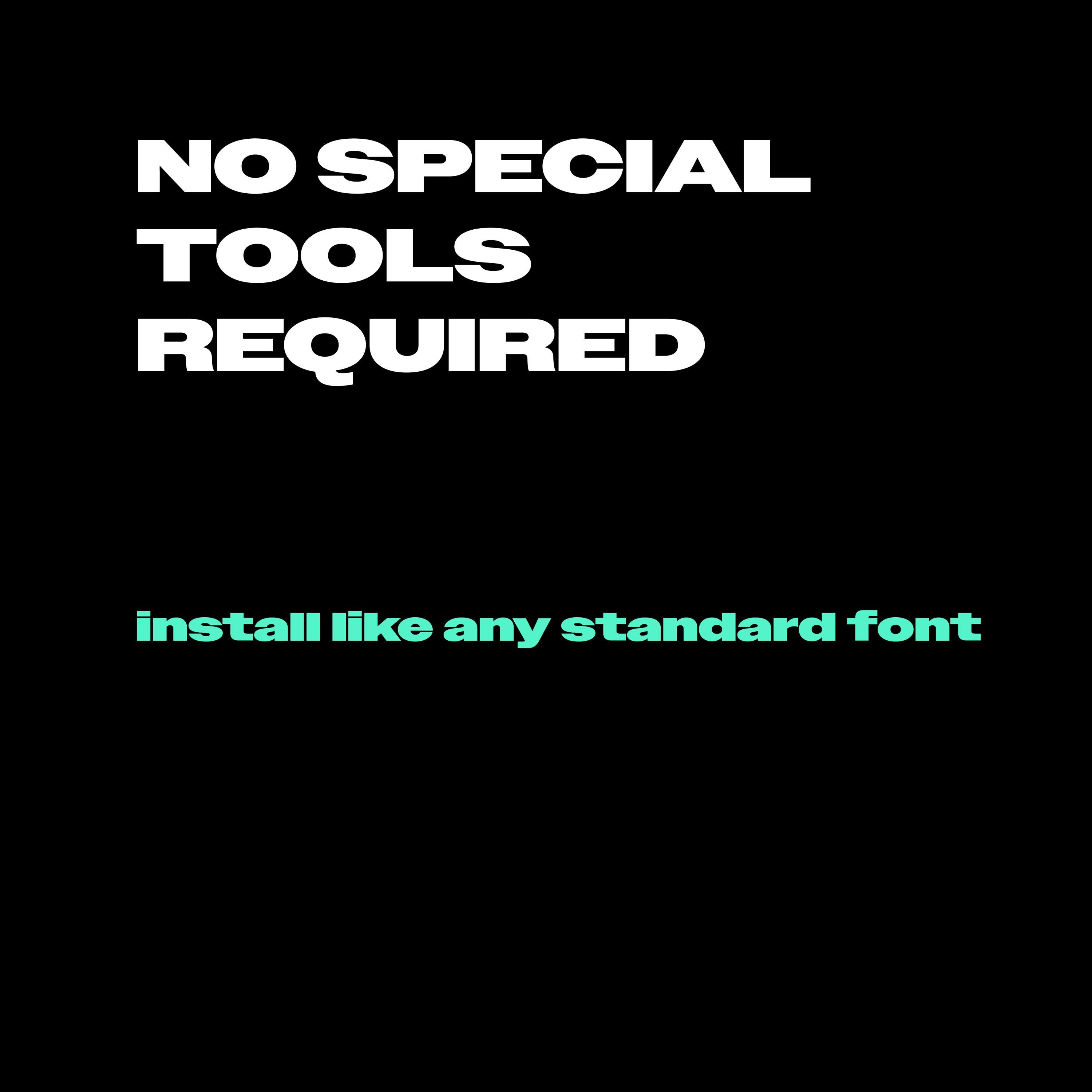 TRX Dodge Ram Font Easy Installation: off Road Decals Alphabet (digital ...