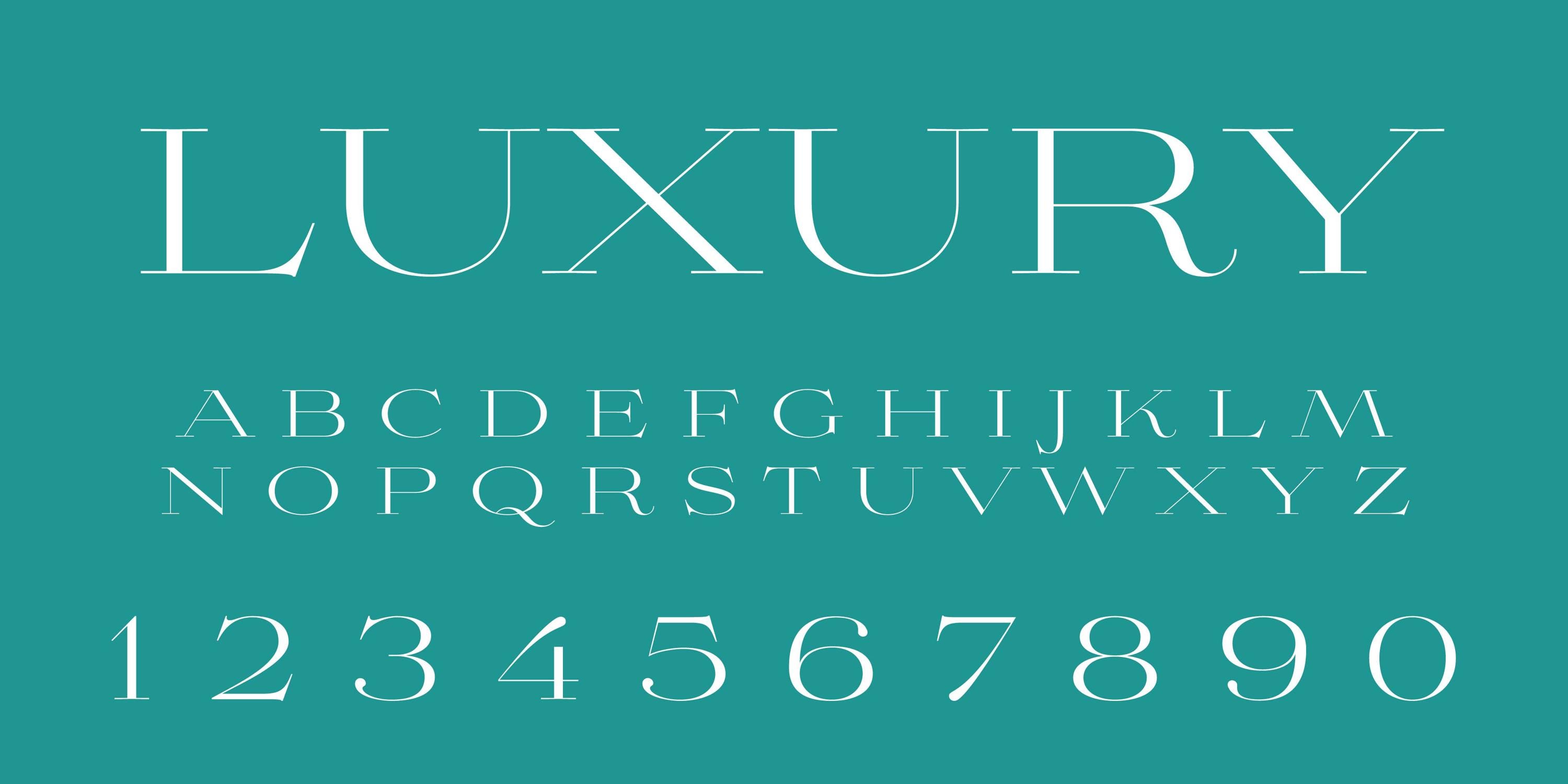 Luxury Font Vector Elegant Fonts for Fashion Packaging Design. High ...