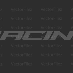 Racing Font Vector: Aggressive Sportscar Alphabet (digital Download) - Etsy