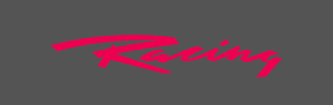 Racing Font Vector Lettering Sportscar Fonts for Champions High ...