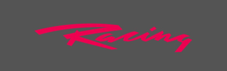 Racing Font Vector Lettering Sportscar Fonts for Champions High ...