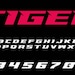 Racing Font Vector Aggressive Sportscar Fonts for Champions High ...
