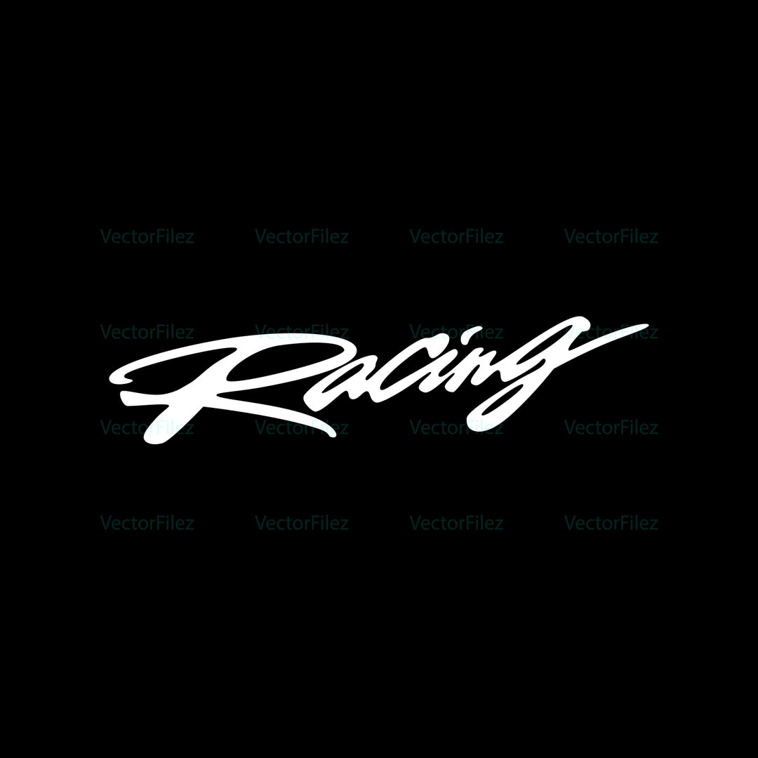 Racing Font Vector Lettering Sportscar Fonts for Champions High ...