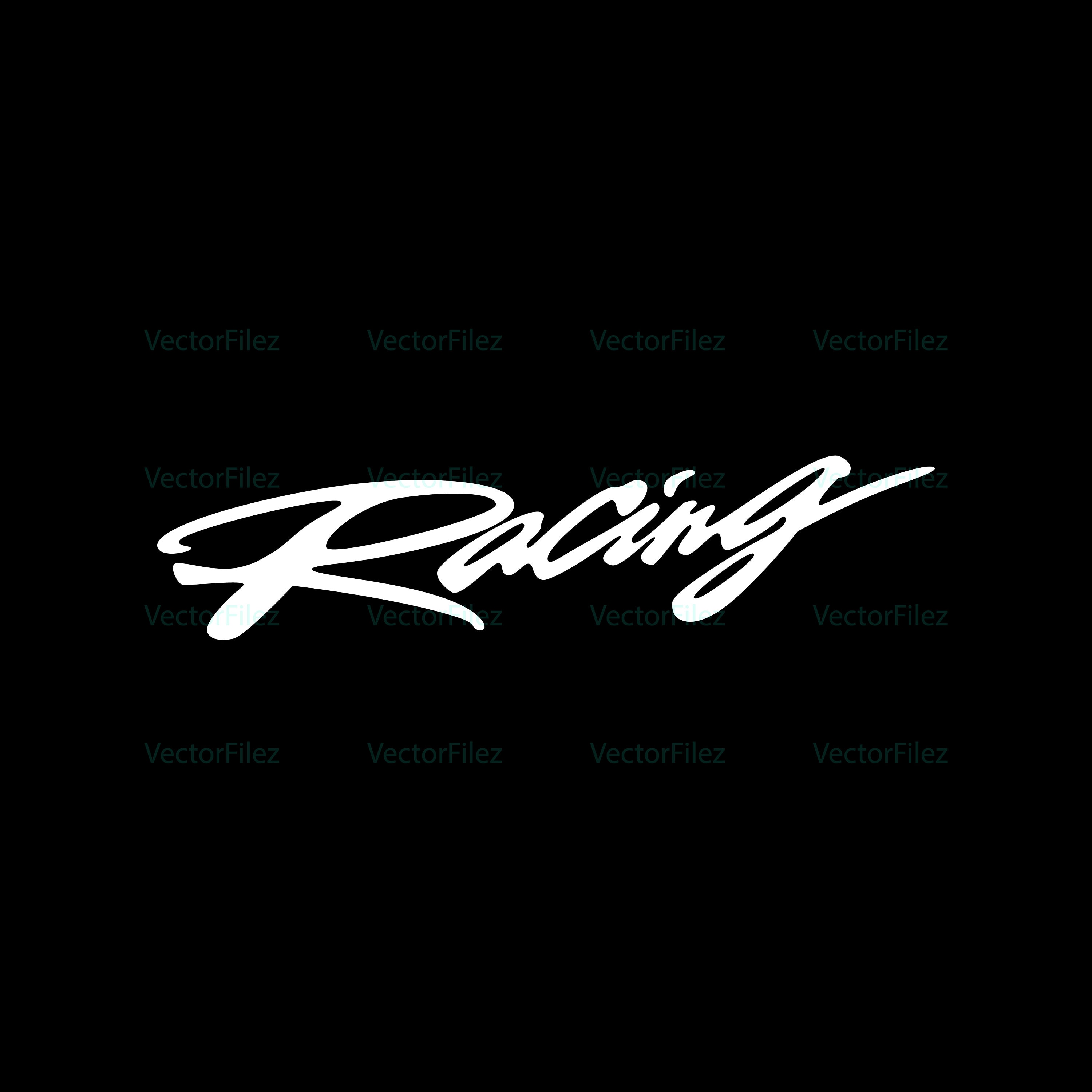 Racing Font Vector Lettering Sportscar Fonts for Champions High ...