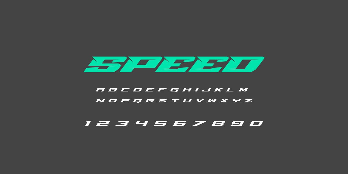 Speed Lettering Word Vector: Red Sportscar Letterings (digital Download ...
