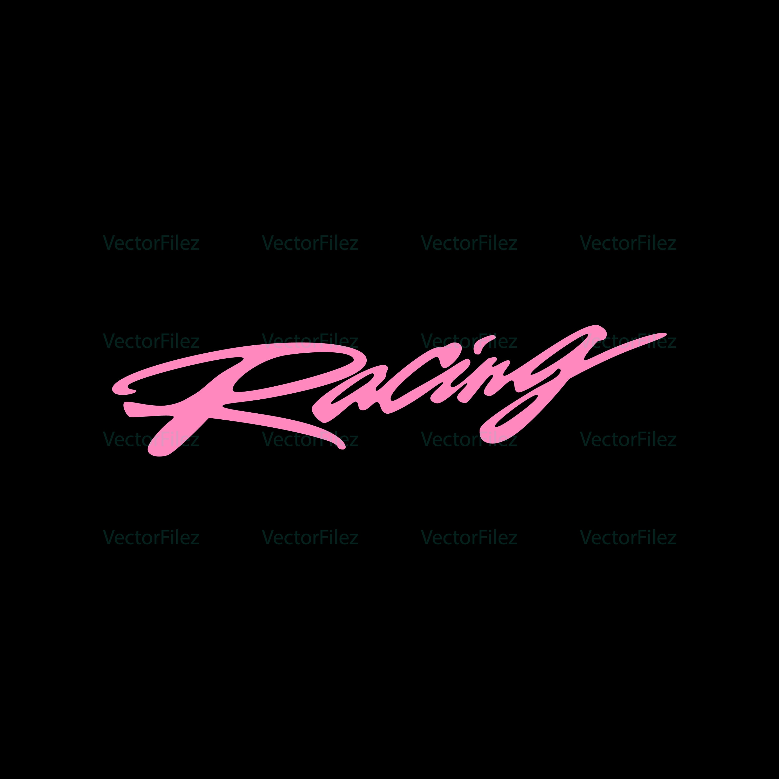 Racing Font Vector Lettering Sportscar Fonts for Champions High ...