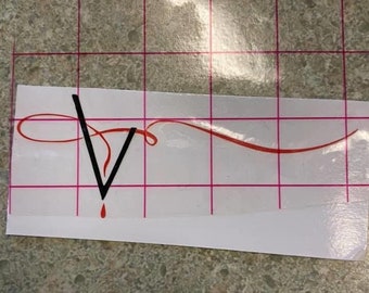 Vampire Car Decal | Etsy