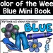 Colors of the Week: Blue Mini Book for Early Readers - Etsy